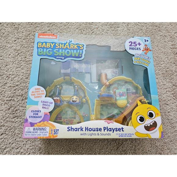 Nickelodeon | Toys | Pink Fong Baby Sharks Big Show House Playset ...
